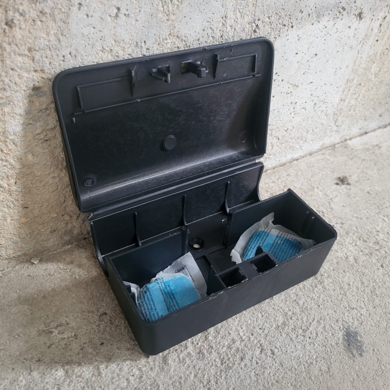 Pâte raticide Brodifacoum 25 ppm AKANOID | 15 sachets bleus