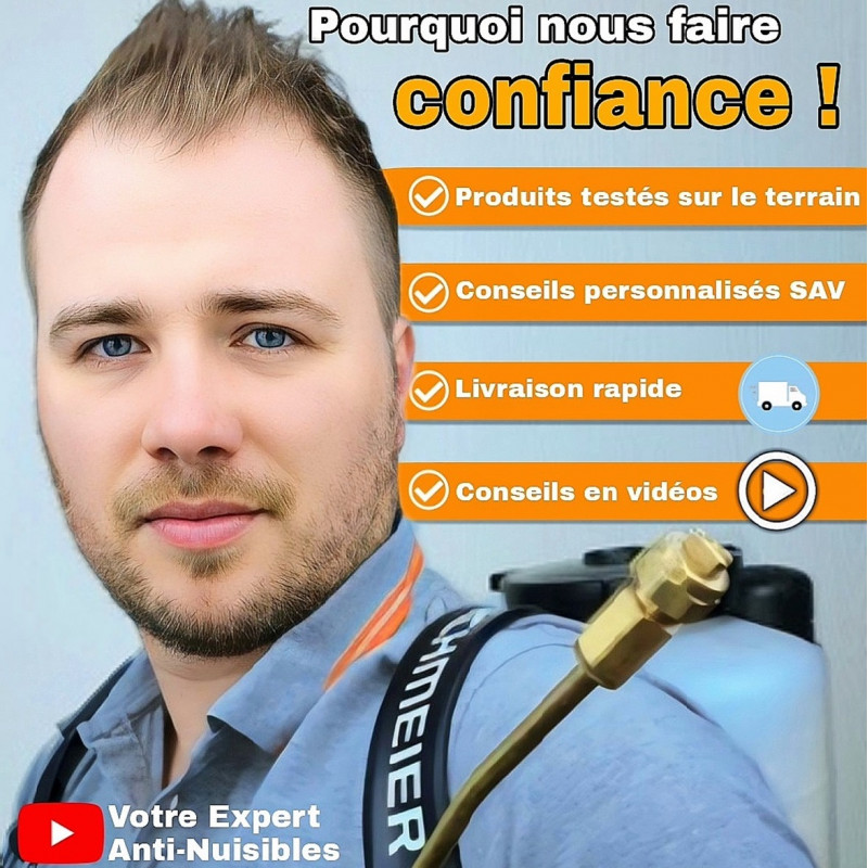 Piège à phéromone anti mite alimentaire PYRO NET | Lot de 5