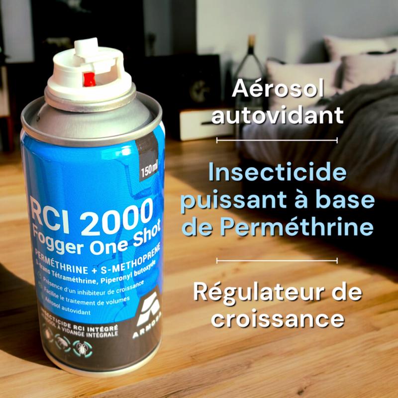 RCI 2000 Fogger One Shot 150ml | Fumigène insecticide aérosol n°1