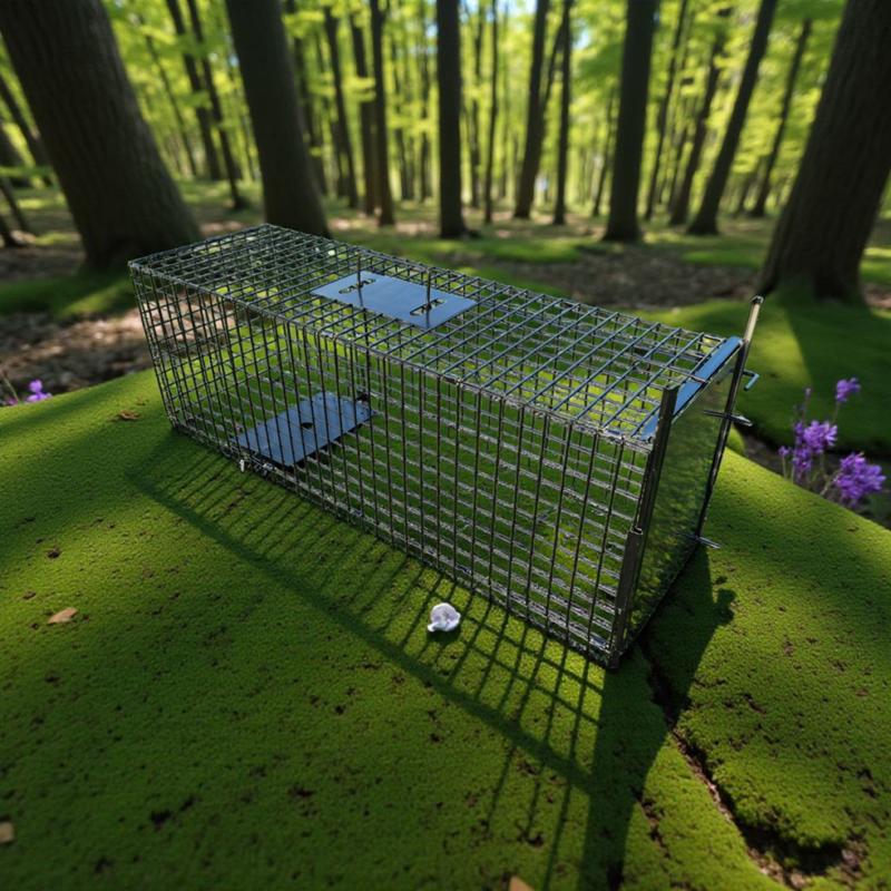 Cage piège à ragondin, 1 entrée en acier inoxydable | Avis, prix