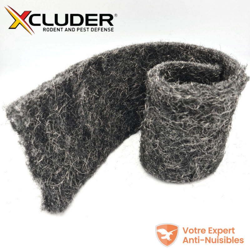 XCluder, laine d'acier anti rongeur, pour barrrière et rebouchage 50cm