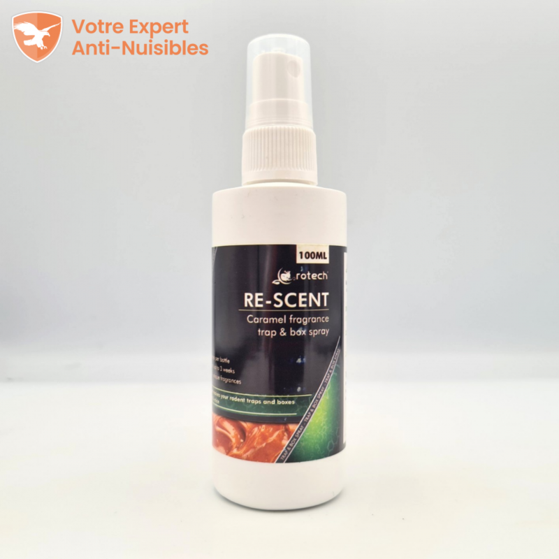 Rotech Re-Scent® spray attractif pour rat & souris, arôme caramel
