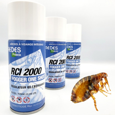 RCI 2000 Fogger One Shot 150ml | Lot de 3 pour traitement de 150 m²