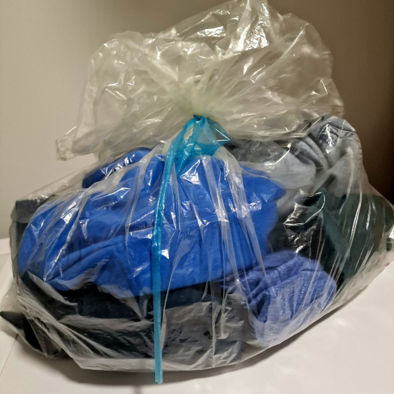 Sac à linge hydrosoluble anti punaise de lit & puce 90L, lot de 5